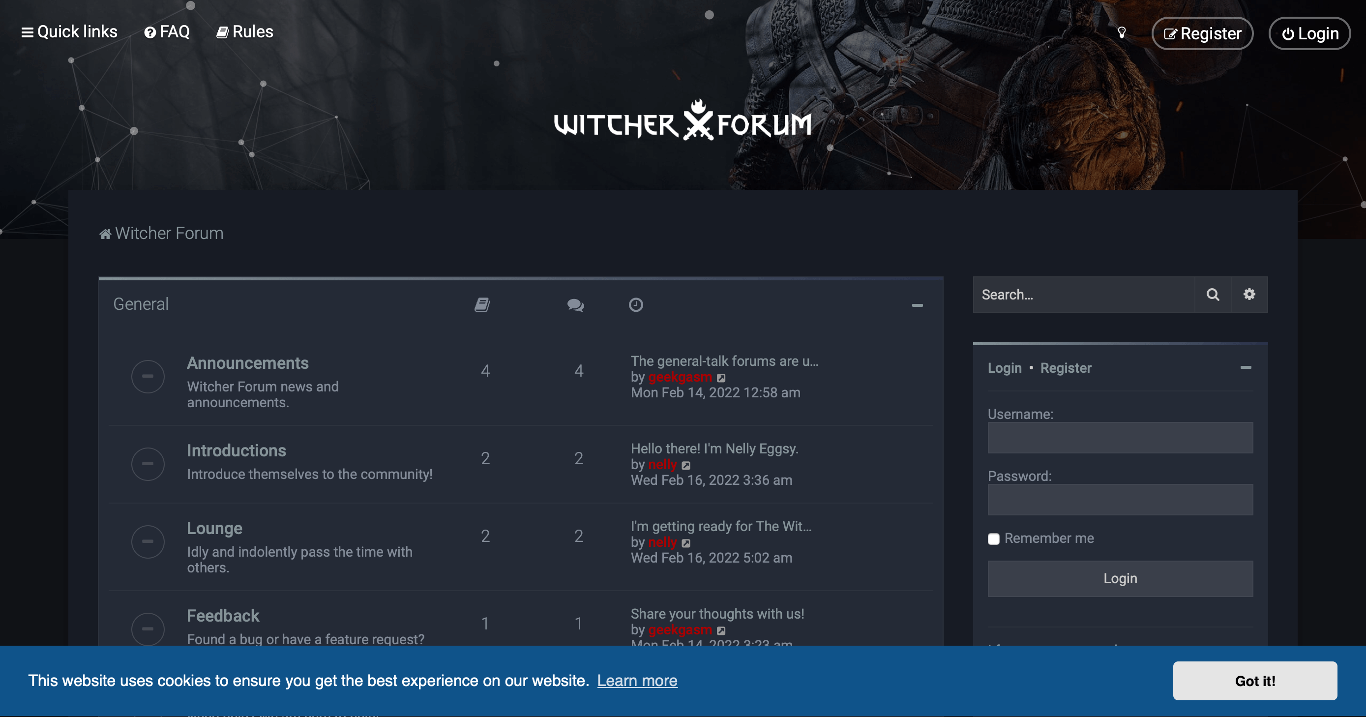 Meet the Witcher Forum!